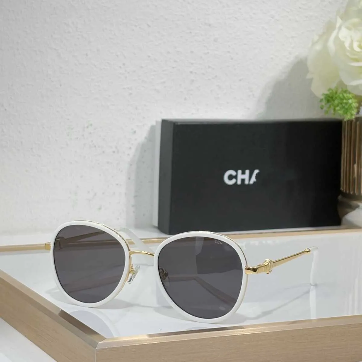 Fashion designer CH luxury sunglasses full frame oval plank frame with ...