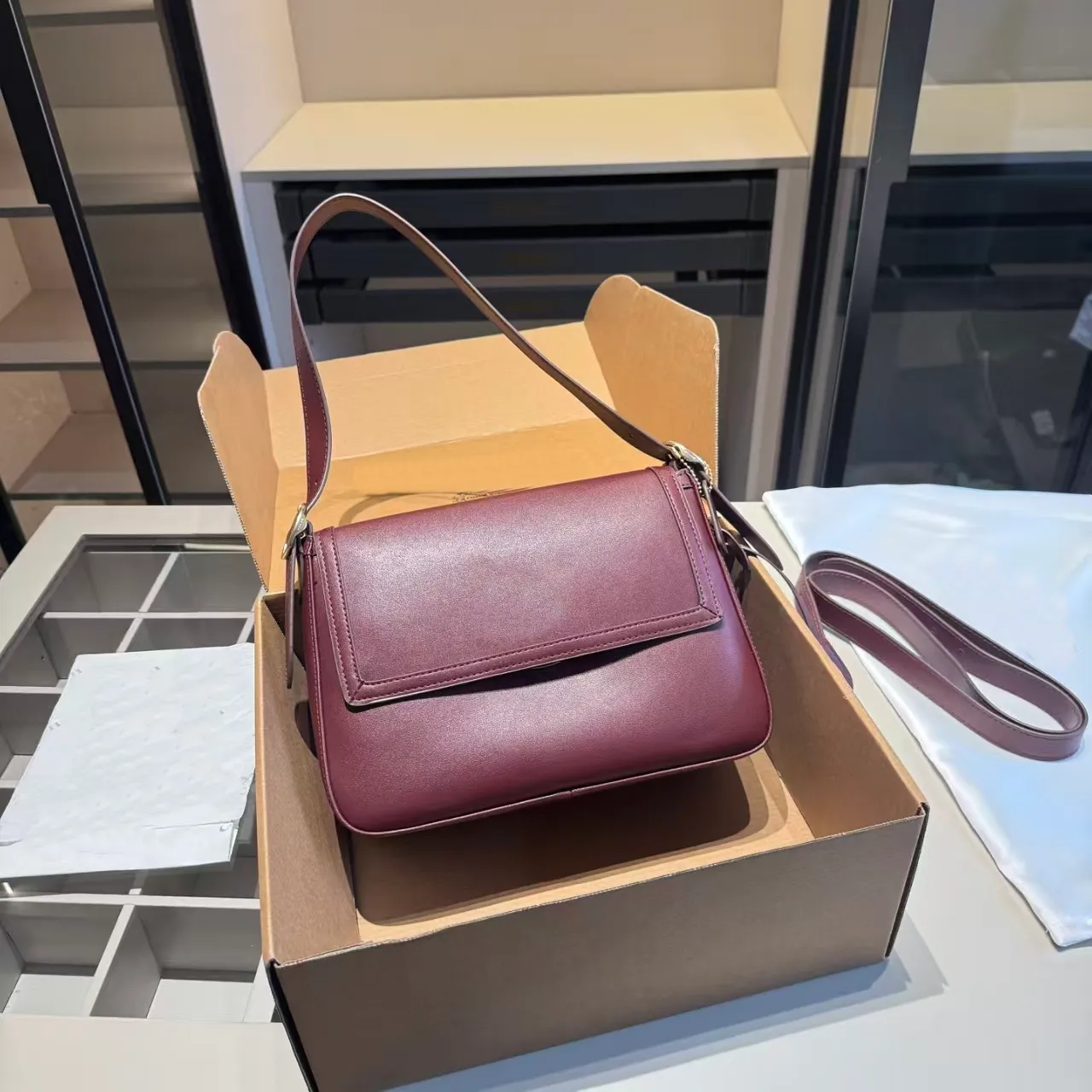 High End Girls Mobile Sling Bag Leather With Extended Strap Upgraded ...