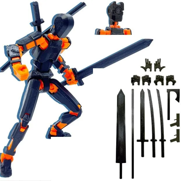 Customizable 3rd Gen Printed Mannequin 2 Model Highly Articulated DIY ...
