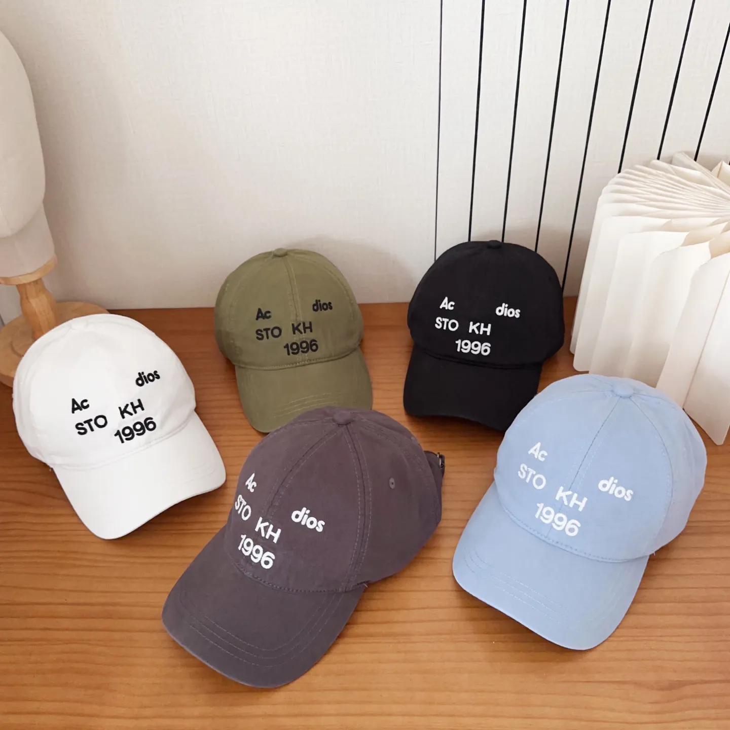 Baseball Cap Unisex Adjustable Blending Fabric Dome Top Letter Pattern ...