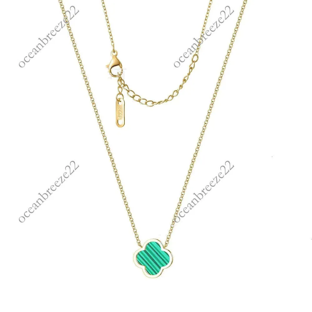 Vanly Cleef Four Leaf Clover Stainless Steel 18K Gold Plated Bracelet ...