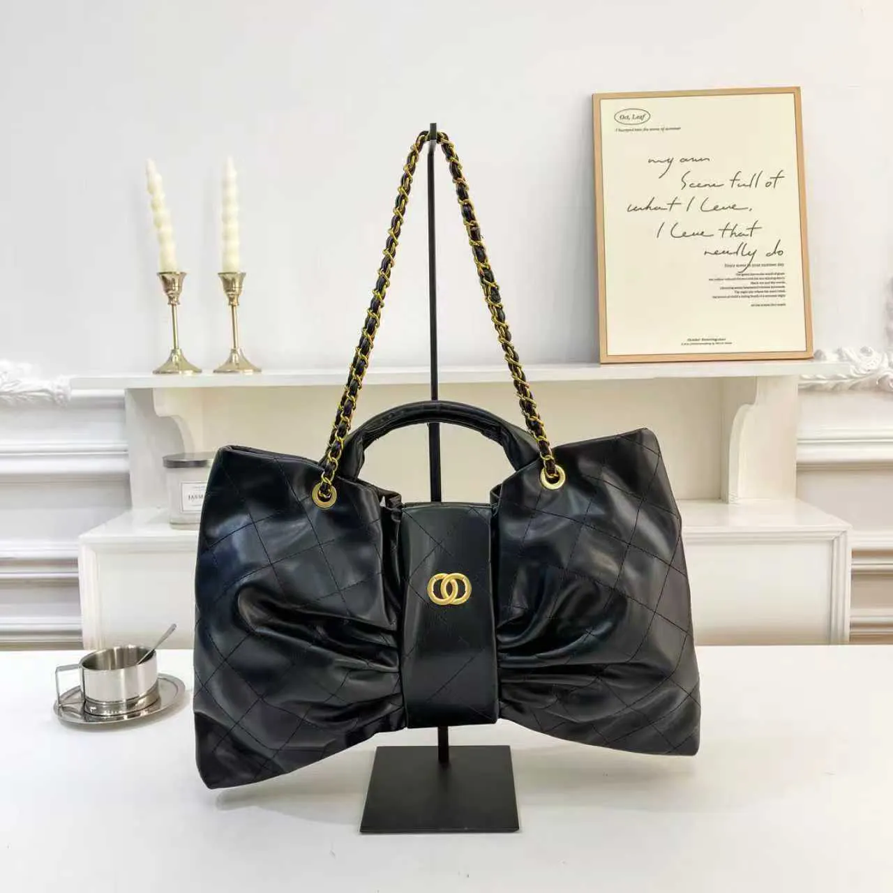Luxury Designer Dv8 Diva Bag With 25K Golden Hardware And Butterfly ...