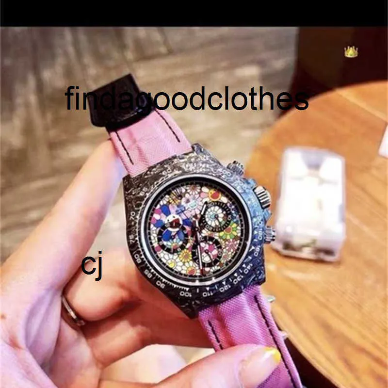 Men's Designer Full Carbon Fiber Mechanical Automatic Wristwatch with ...