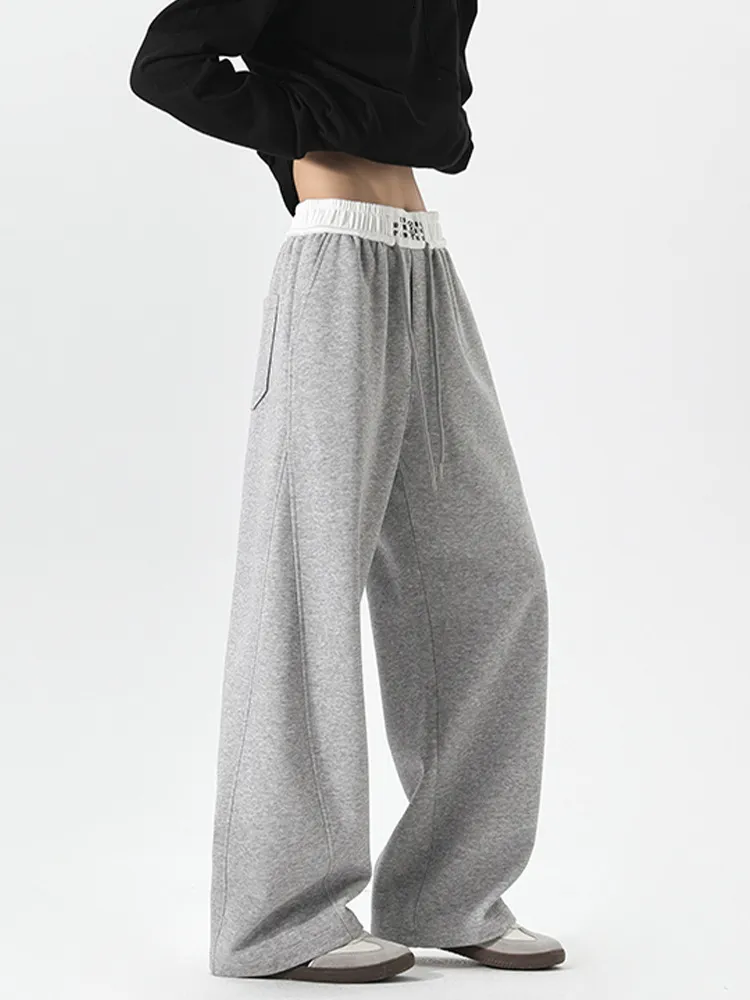 Designer Acetate Bootcut Casual Sweatpants for Men Loose Straight Wide ...