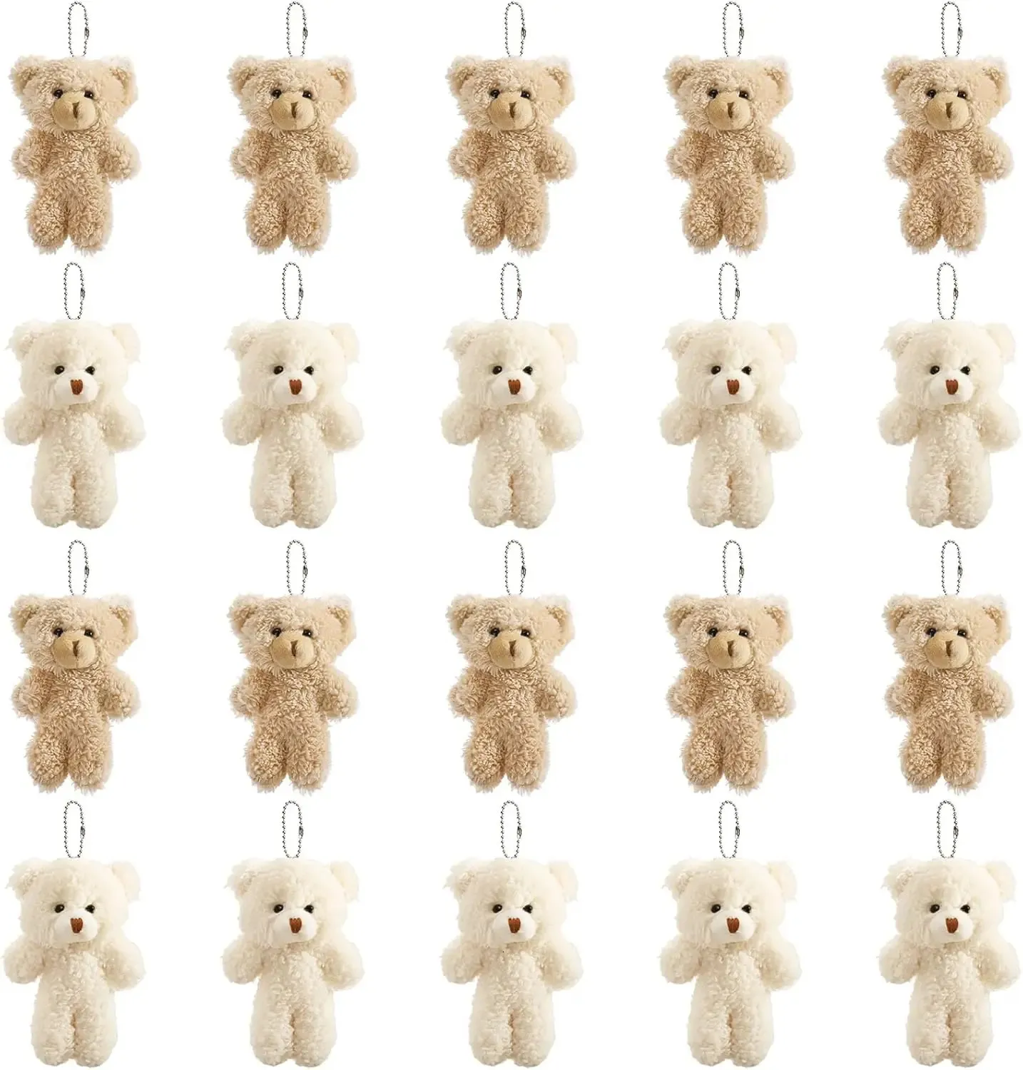 Stuffed Plush Bears Christmas Small Plush Cute Bear Stuffed Animals ...