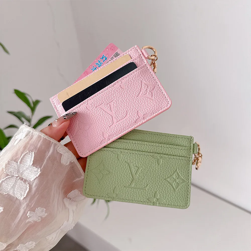 Designer Leather Wallet Keychains Luxury Mini Card... From Youmif, $16. ...