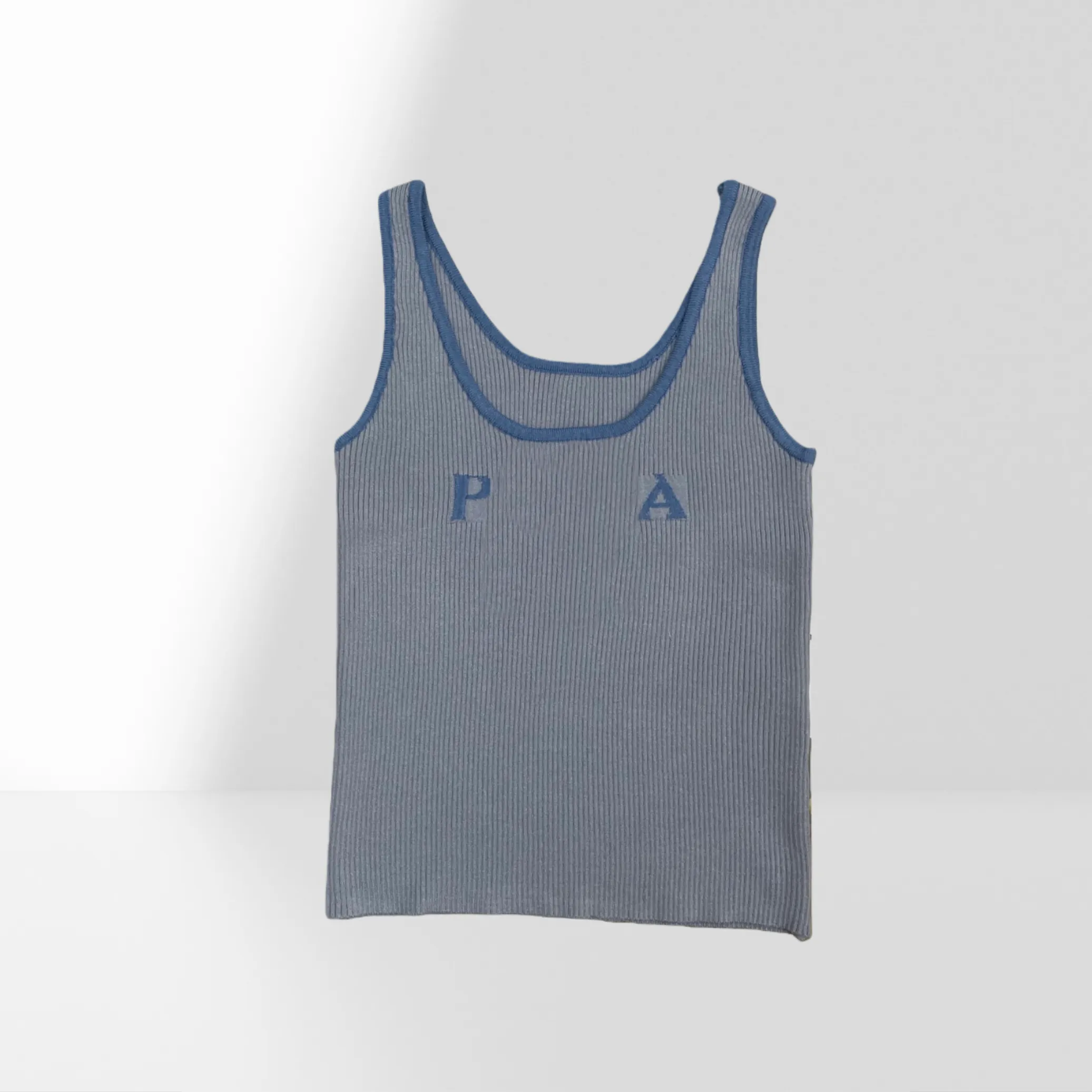 Crochet Knit Tank Top Sleeveless Cotton Blend Casual Letter Pattern for ...