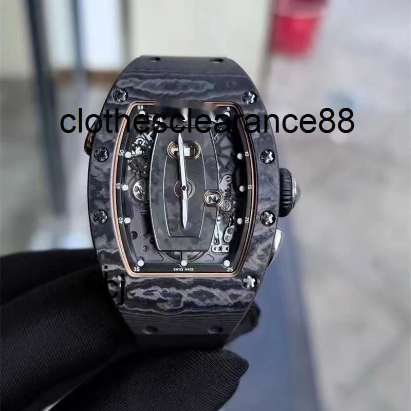 Men's Mechanical Automatic Watch with Sapphire Dial Window and Black ...