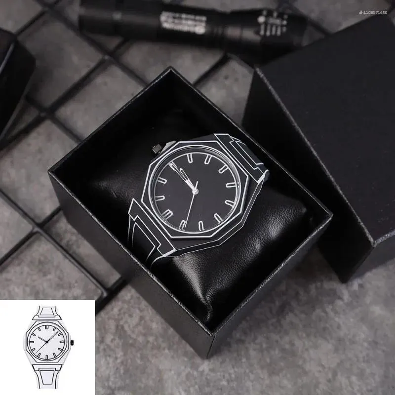 Wristwatches: Modern Sketching Sports Watch with Minimalist Niche Art ...