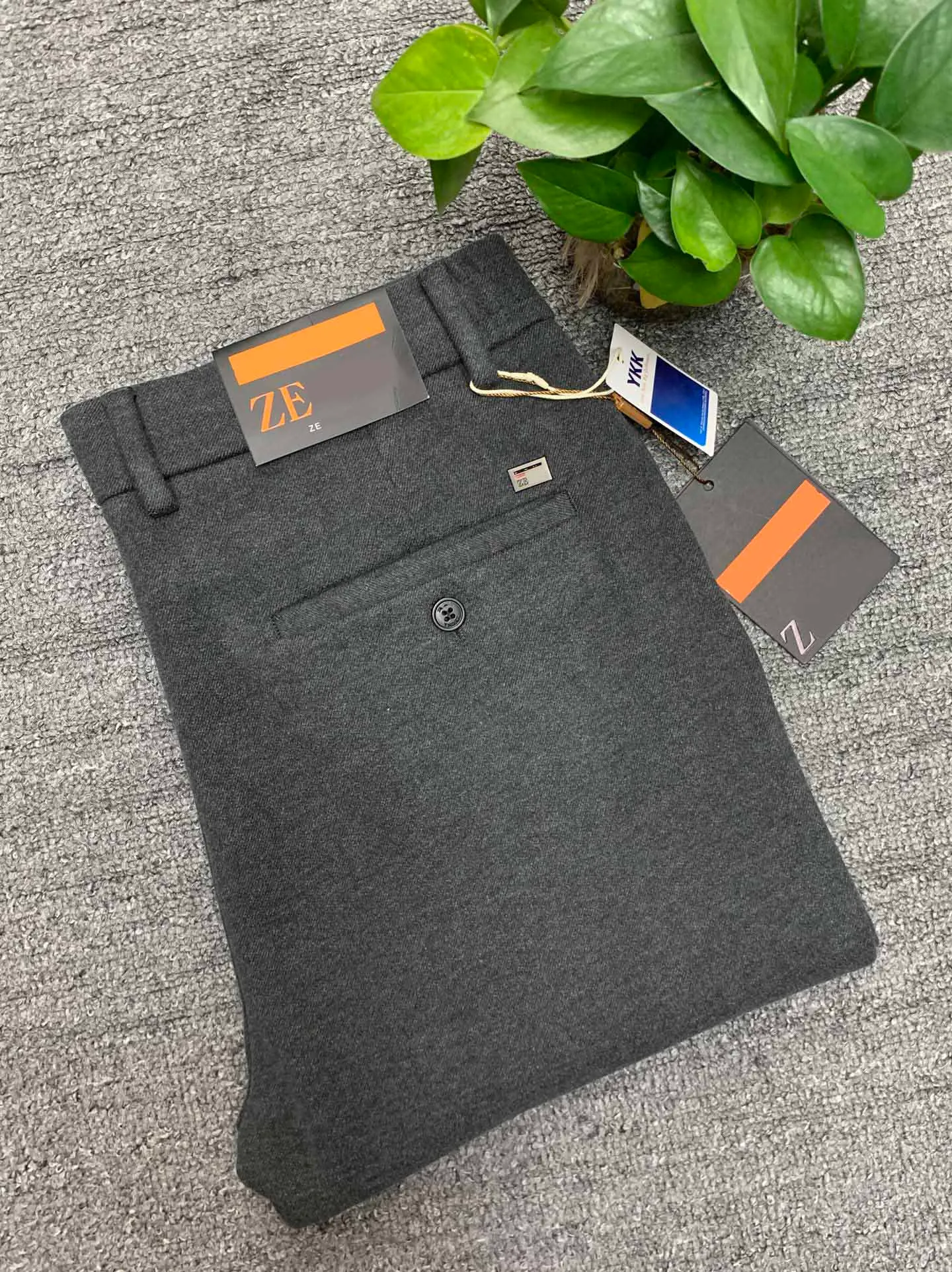 Designer Pants Men: Luxury Business Casual White Straight Leg Cotton ...
