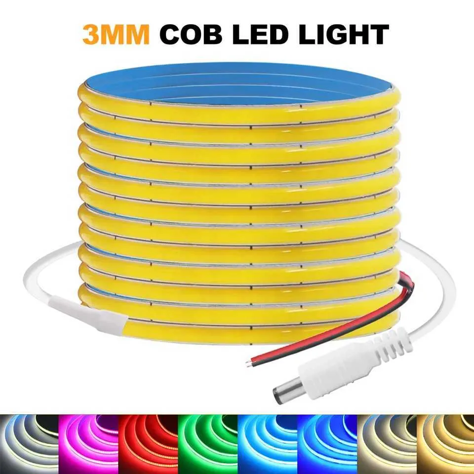 Ultra Thin COB LED Strip Light High Density... From Addilynn, $14.51 ...