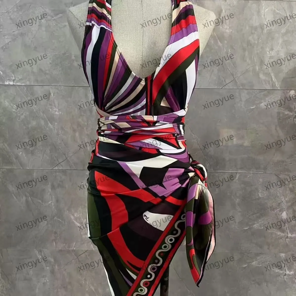 Vintage One Piece Pucci Bathing Suit With Skirt For Women Designer ...