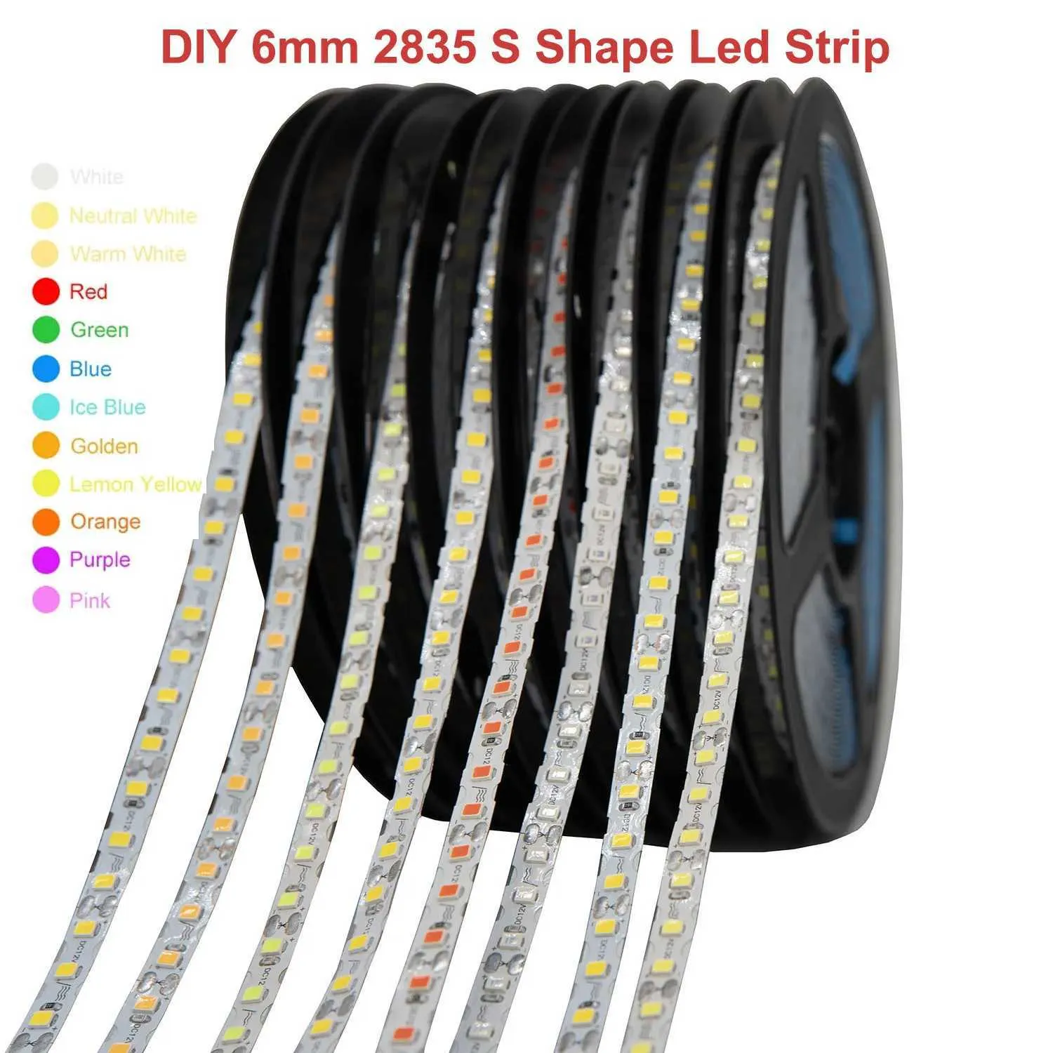 W250701 DC12V S Shape LED Strip Lights 120 LEDs/M... From Addilynn, $15 ...