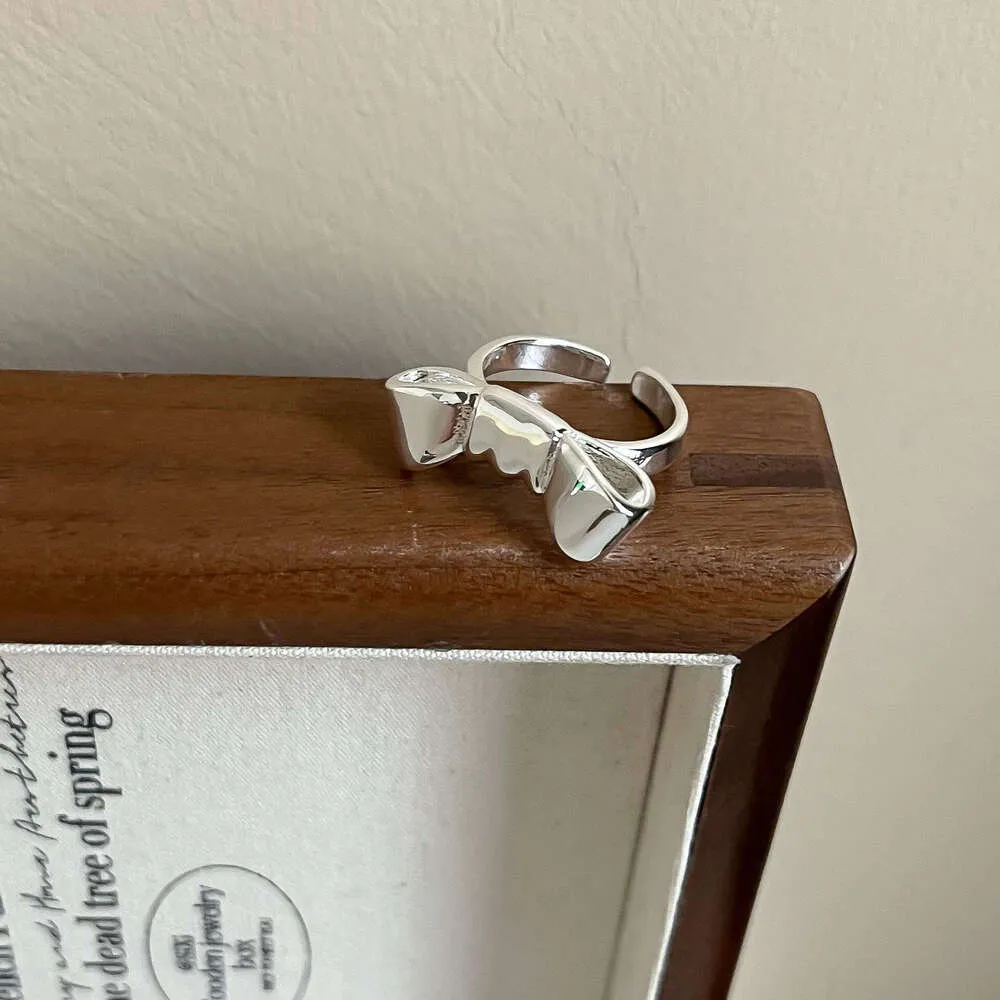 Bowknot Ring for Women, Korean Style Fashion, Minimalist High-End Sense ...