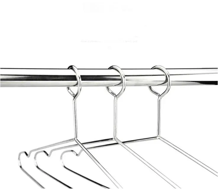 Stainless Steel Clothes Hangers Anti Theft Metal... From Weddingparty ...
