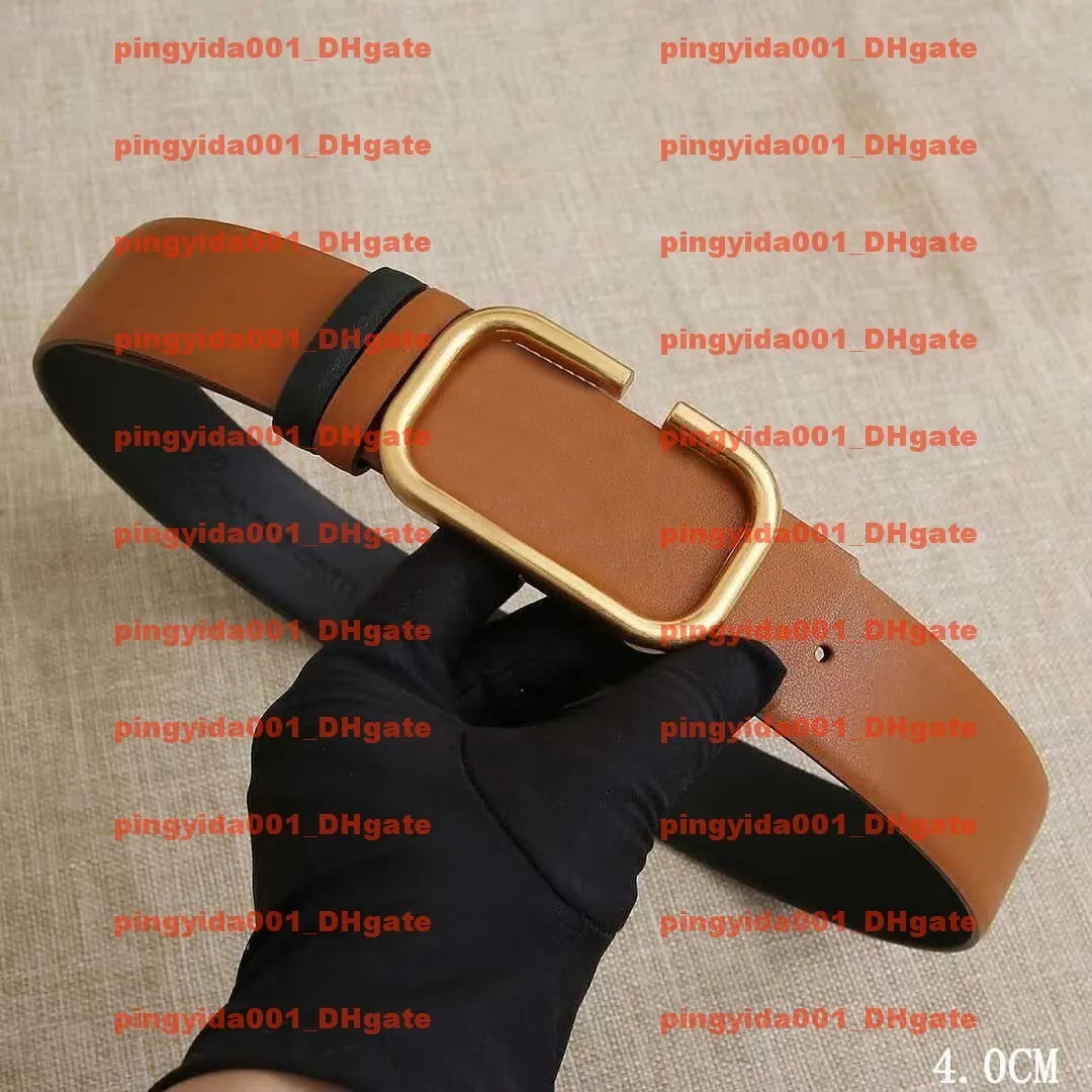 Fashion Designer Belt Luxury Women Leather Belt Width 4.0cm Classic ...