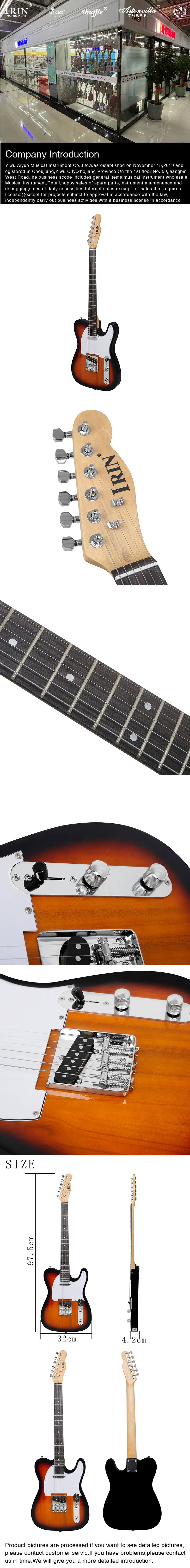 IRIN Erin R-160 Electric Guitar - Basswood, Sunset Black Border Inner ...