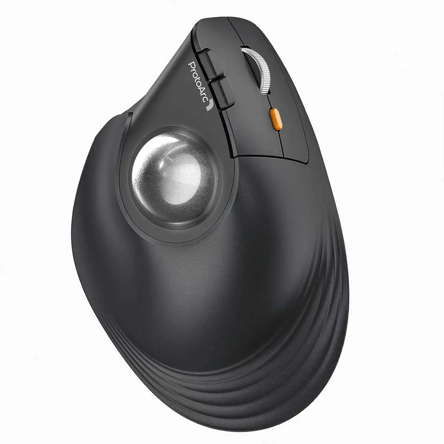 Ergonomic Vertical Trackball Mouse: Wireless Bluetooth Rollerball For ...