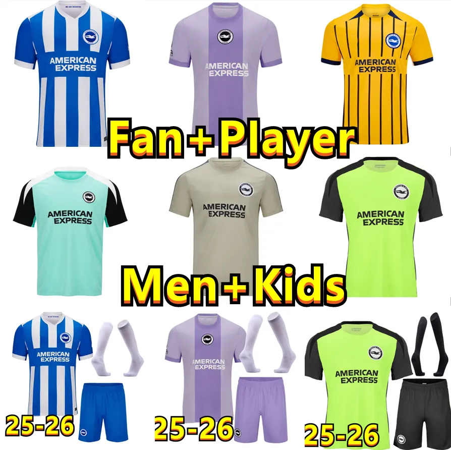 Brighton Soccer Jerseys 2025 - Mens & Kids Football Shirts - JOAO PEDRO ...