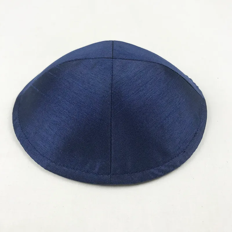 Jewish Kippa Thick Satin Kippot Navy Blue Color Yarmulke Kippah ...