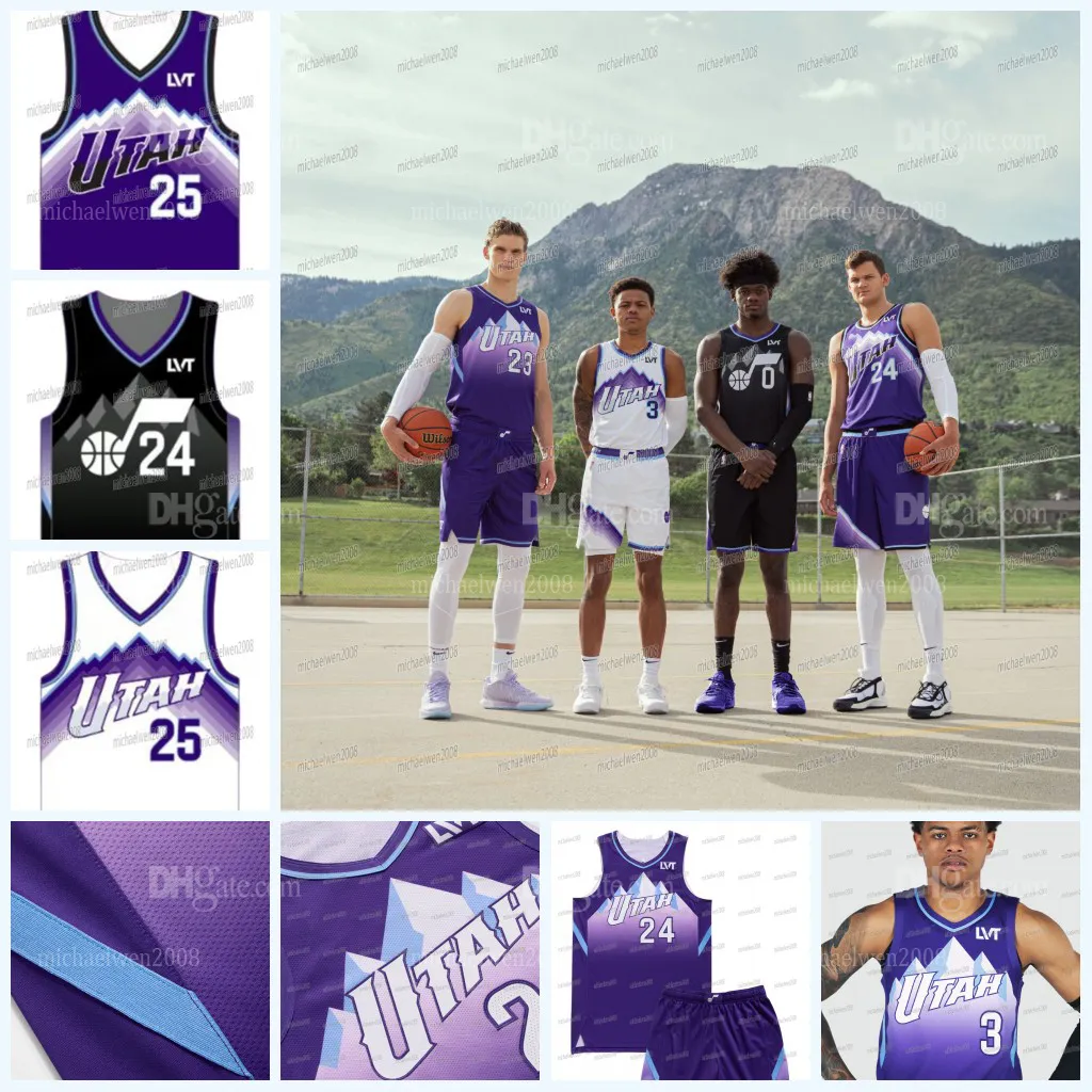 Personalized Utahs Jazz Basketball Tank Tops Featuring Walter Clayton ...
