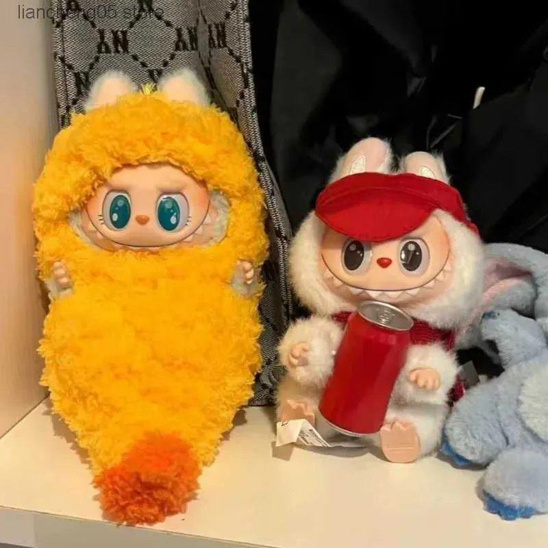 Handmade Fried Shrimp Labubu Corn Husk Dolls Cute Baby Clothing Gift 1/ ...