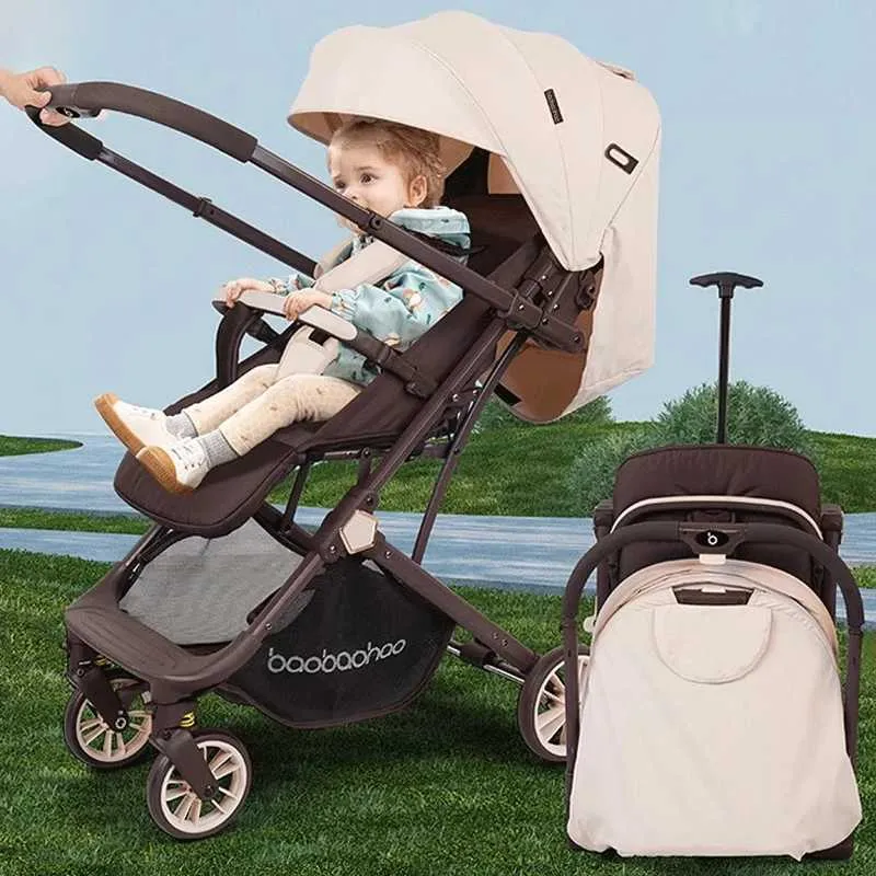 Foldable Baby Stroller: Lightweight, Adjustable, Two Way Pram For ...