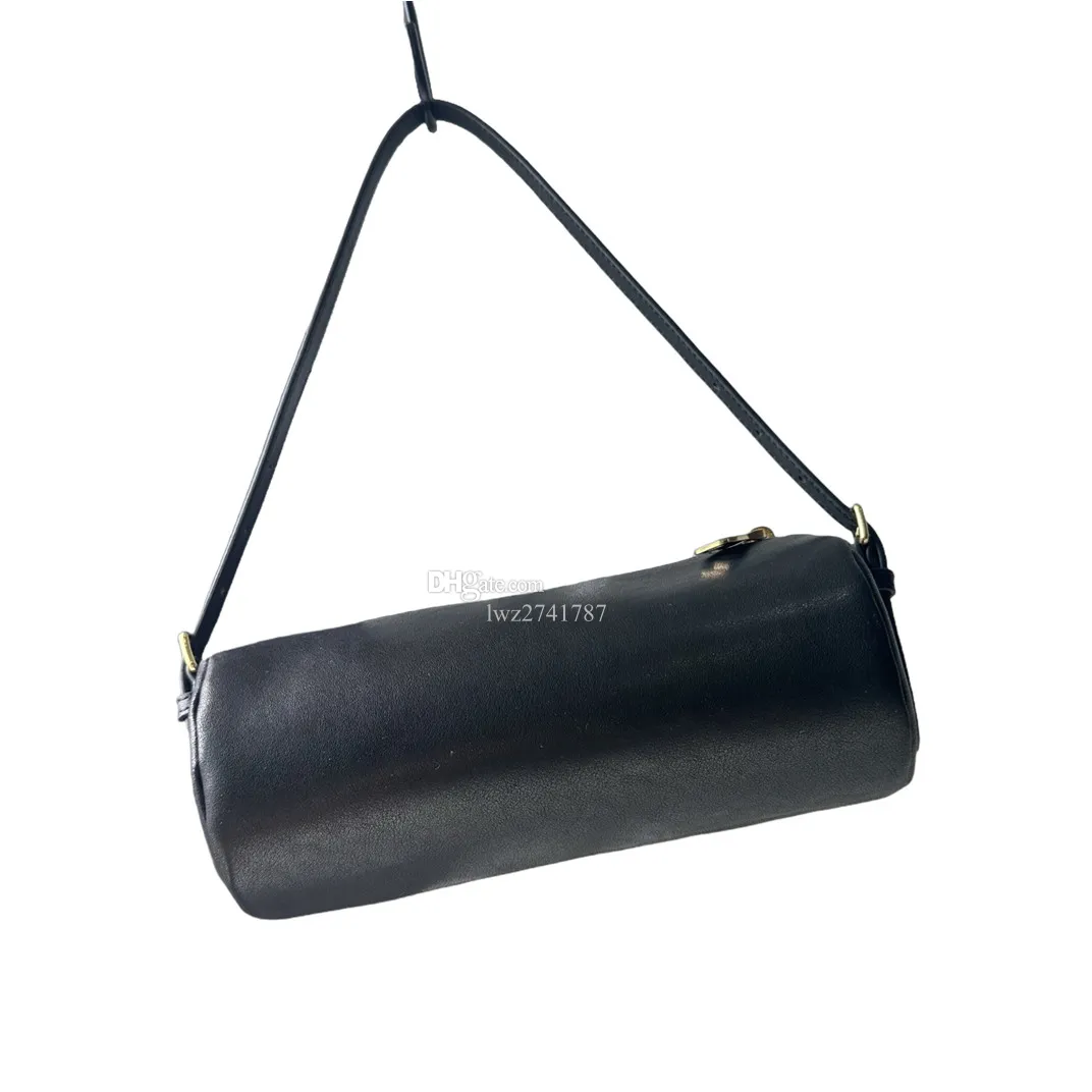 Fashion Designer Circle Bucket Underarm Bag for Women, Leather Handbag ...