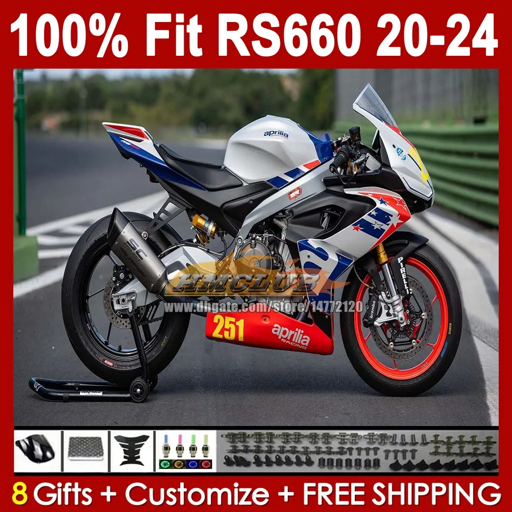 Customizable OEM Rsv4 Fairings For Aprilia RS660 RS 660 CC RR 20 24 Injection Mold Full Body Kit ...