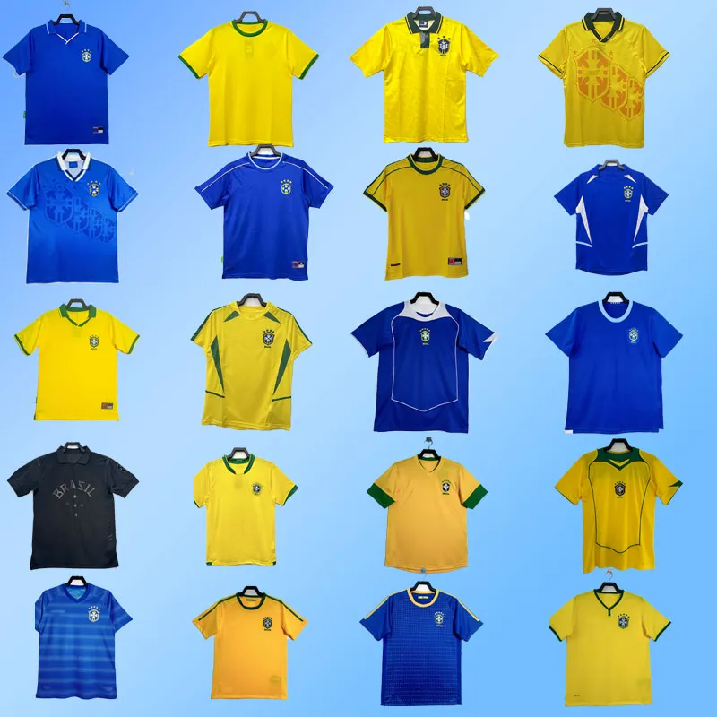 Retro Brazil Soccer Jerseys Classic Football Shirts... From ...