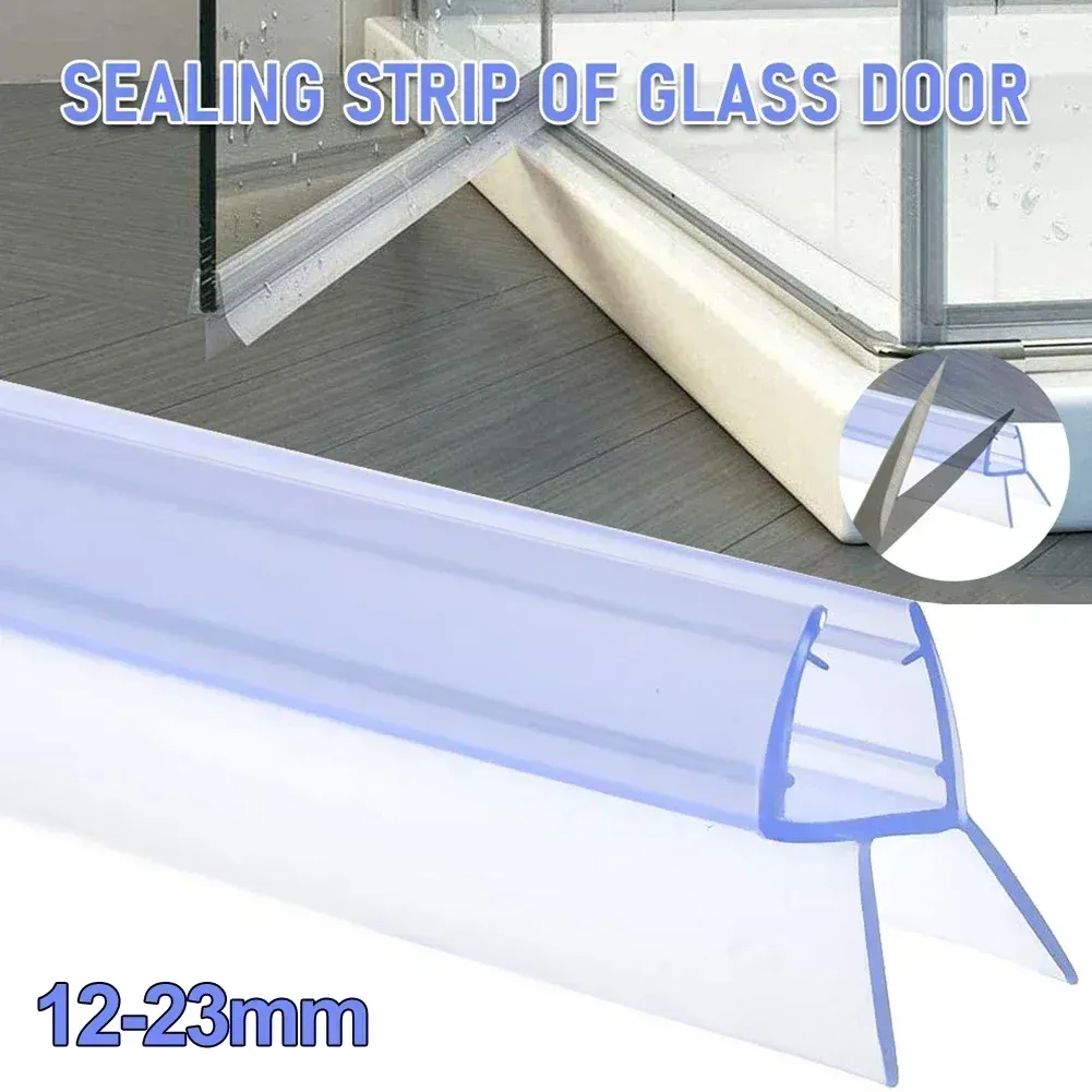 Transparent Water Deflector 100cm PVC Seal Strip Waterproof Shower ...