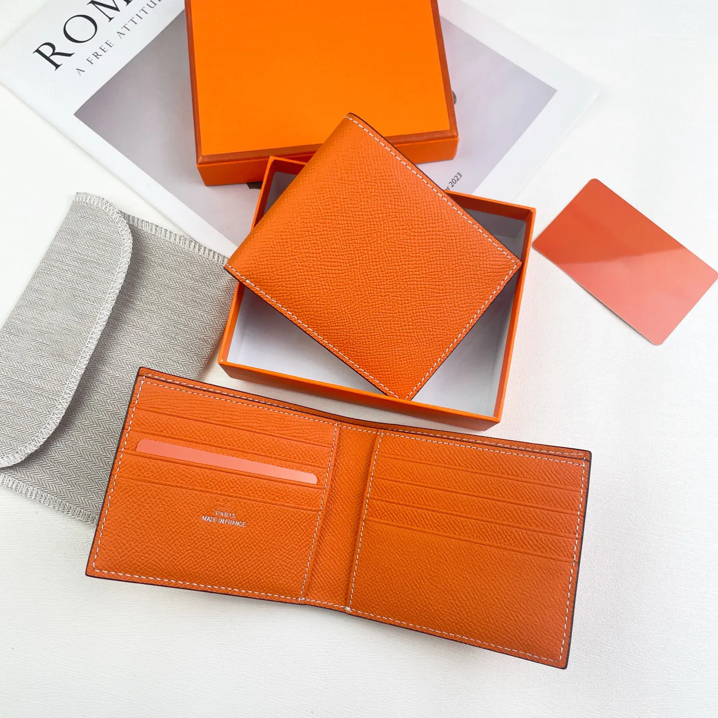 Soporte De Tarjeta De Diseñador Mini Billetera De Lujo Calvi Calvi HASP ...