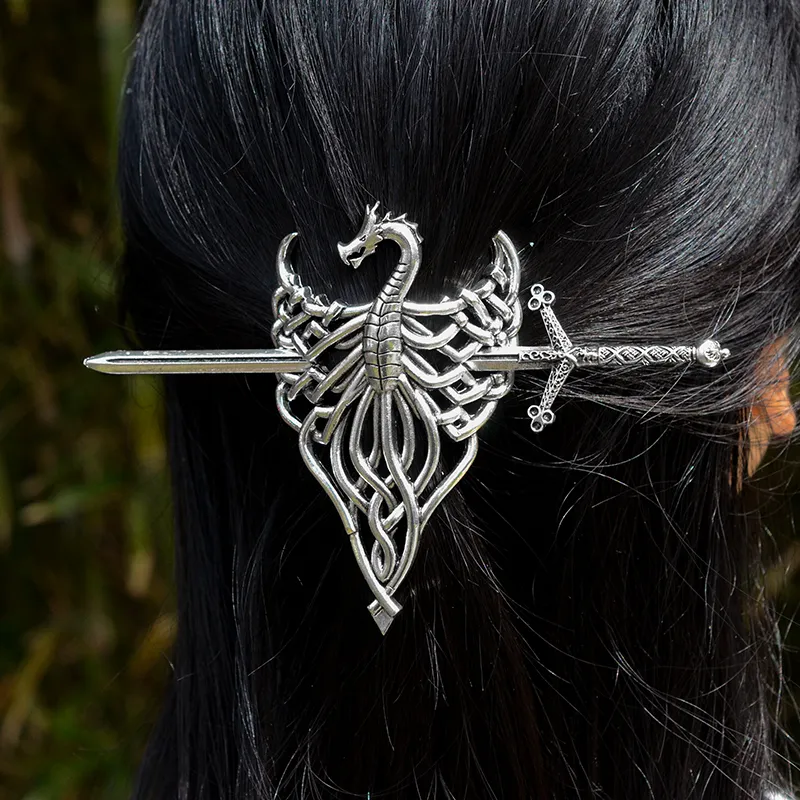 Dragon Sword Hairstick Hairclip Zinc Alloy Punk... From Ycbest, $21.58 ...