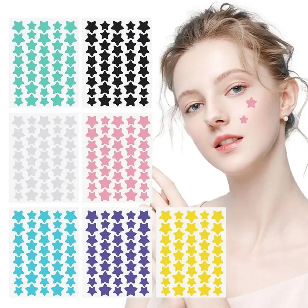 Colorful PE Pimple Patches, Cute Star Shaped Pimple Cover Stickers ...