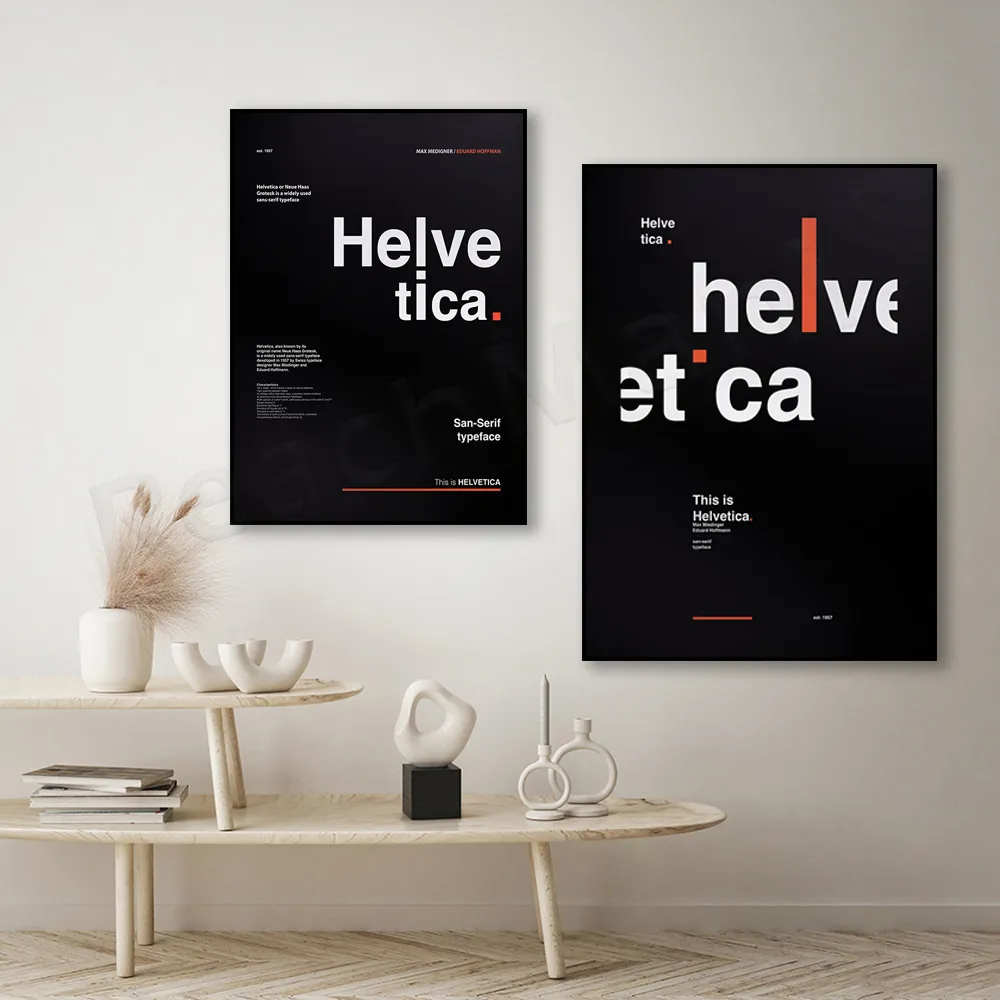 Helvetica Poster Printing Helvetica Neue Typography... From Dh4402004 ...
