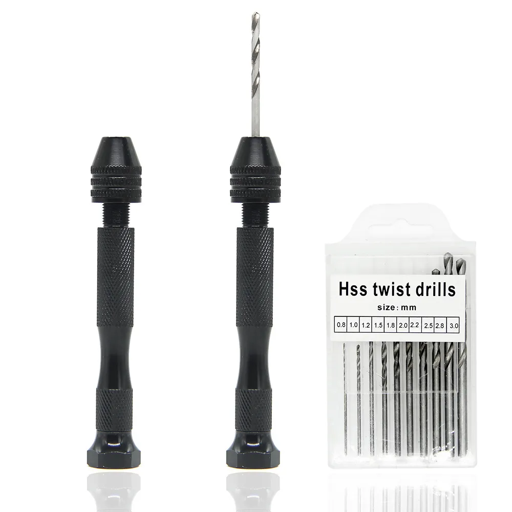 Mini Micro Aluminum Hand Drill With Keyless Chuck HSS... From Dh4402004 ...
