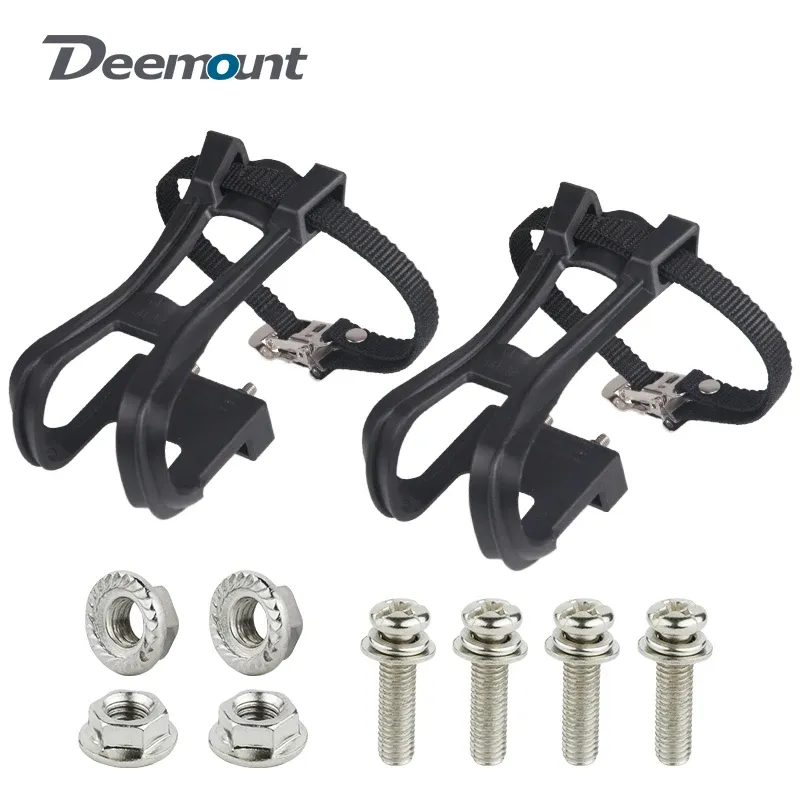 Bike Pedal Footboard With Adjustable Toe Clips Shoe Tip Holder For ...