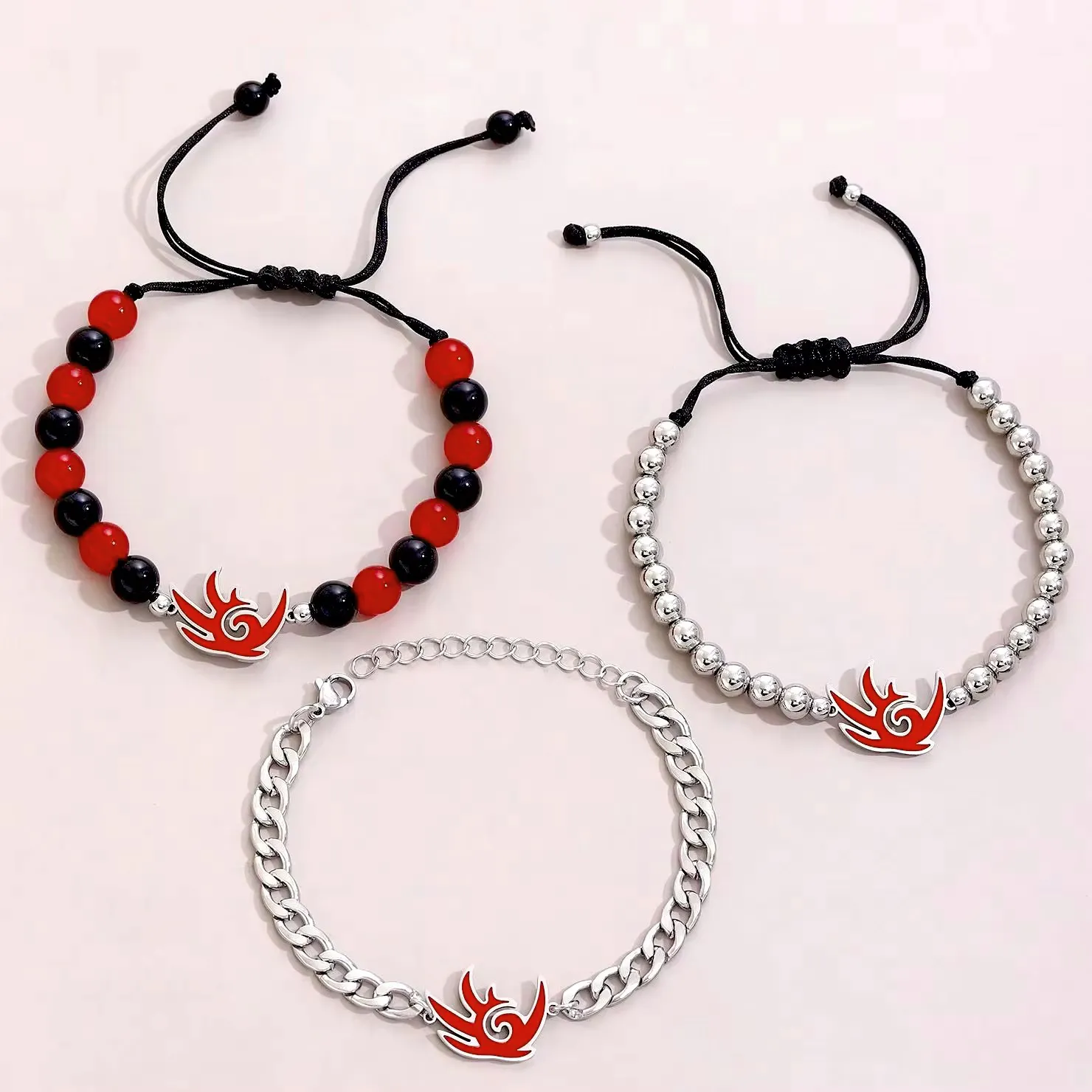 Sonics Anime Figure Shadow Bracelet Cool Charms Pendant Chain Jewelry ...