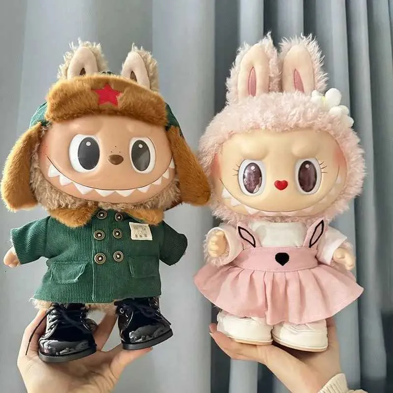 Labubu Inspired Plush Doll Outfit Set: 38 Cm Doll Clothes, Coat, Rabbit ...