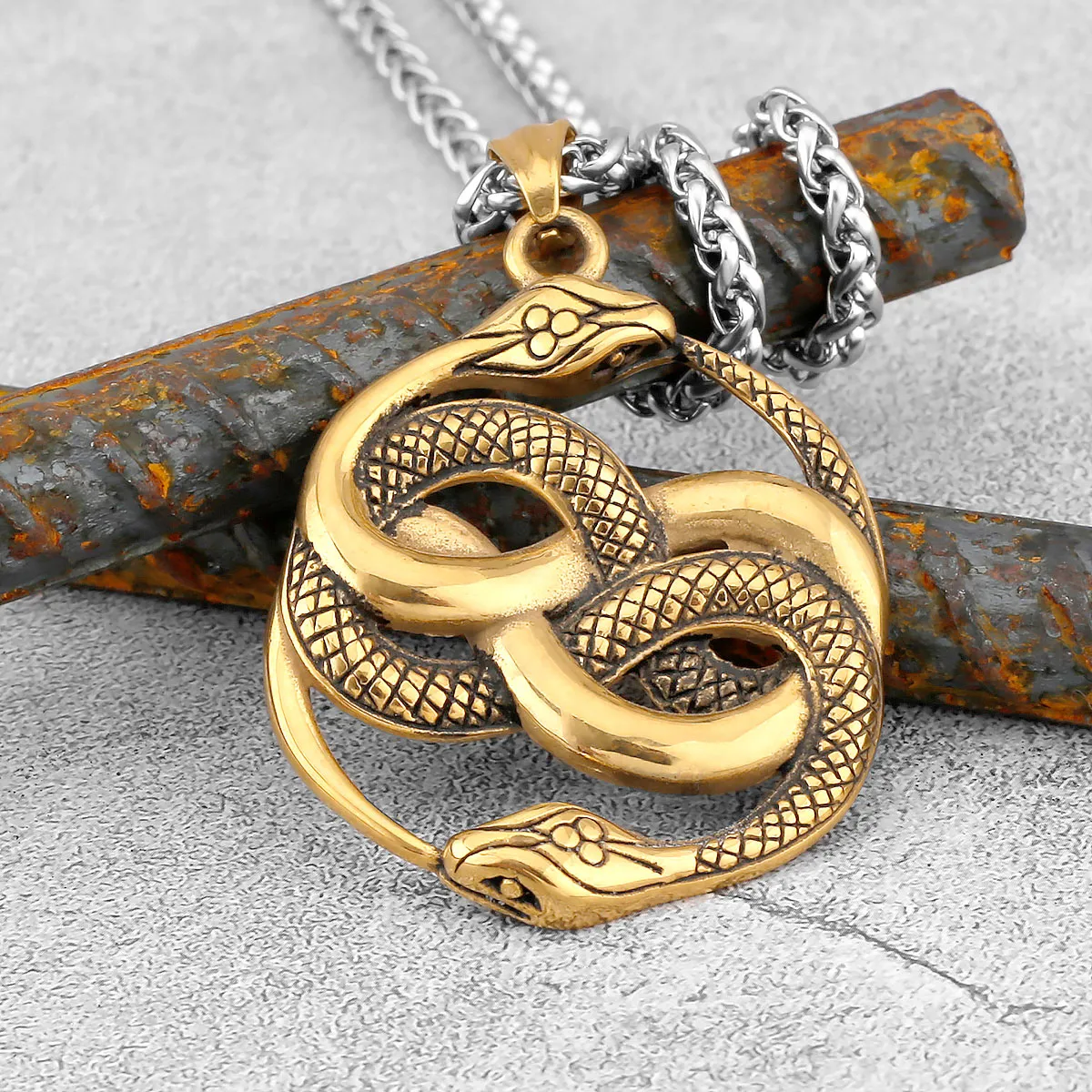 Vintage Creative Design Ouroboros Snake Viking... From Dh1100285003 ...