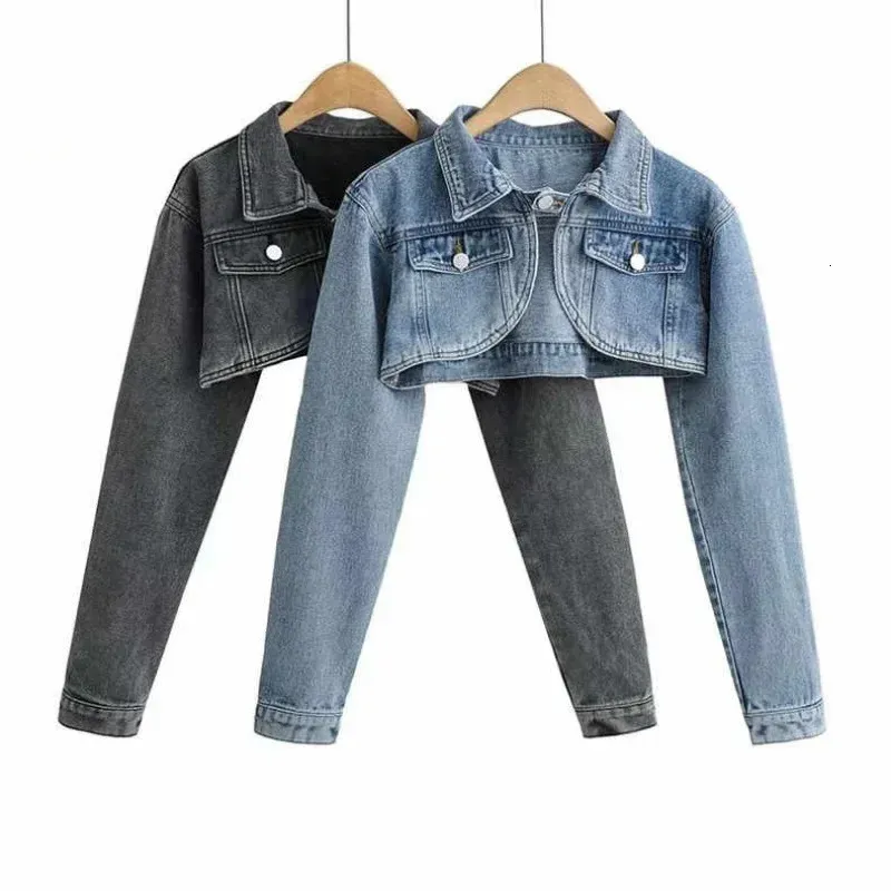 Cropped Denim Jacket For Women – Vintage Asymmetric... From Kong04, $25 ...