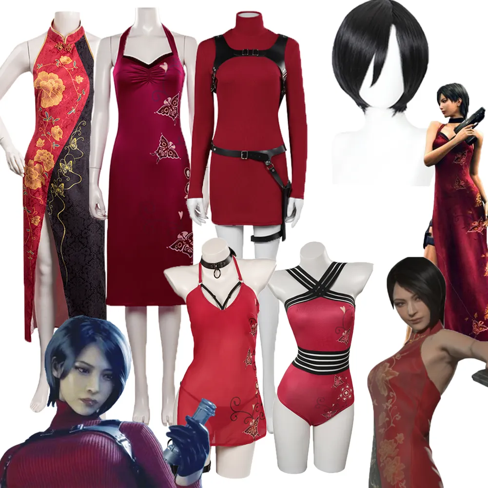Elegant Female Roleplay Costume Set: Fantasy Dress Cheongsam With ...
