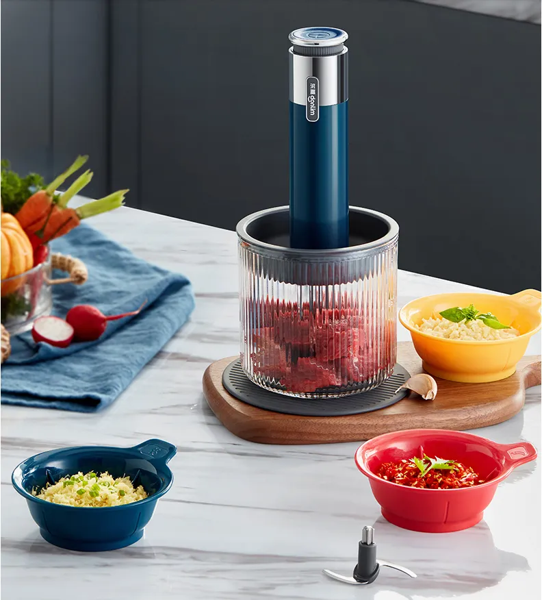 Donlim Mini Electric Choppers Wireless Meat And Vegetable Grinder For ...