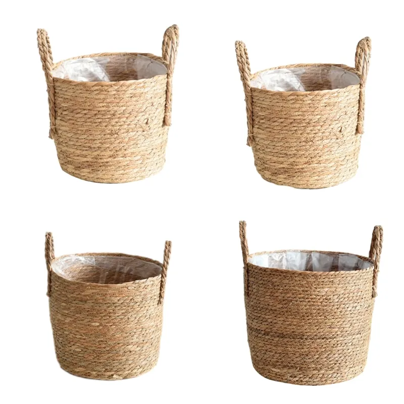 Houseplan Woven Straw Flower Pots Handwoven Plant... From Dh1100285003 ...