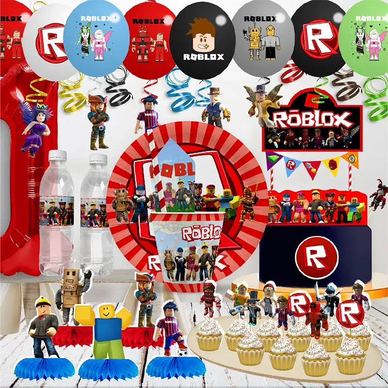 Robot Boys Theme Disposable Tableware Set Birthday... From Dh1100285003 ...
