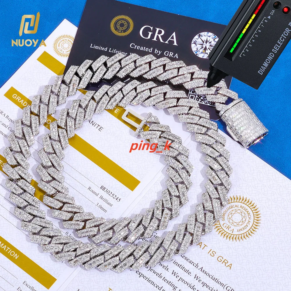 NUOYA 14mm Cuban Link Chain Necklace Shiny Mixed... From Ping_k, $32.17 ...