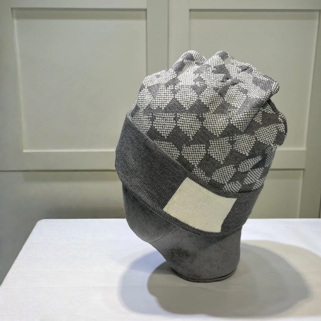 Designer Wool Beanie Warm Knitted Winter Hat For Men And Women Travel ...