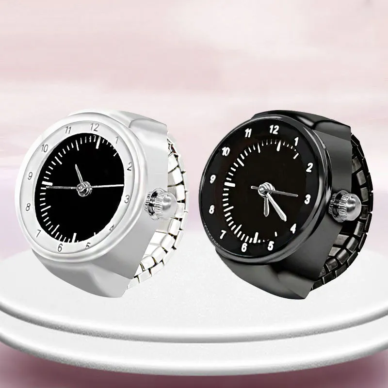 Creative Quartz Watch Ring For Women And Men ... From Dh1100285003, $24 ...