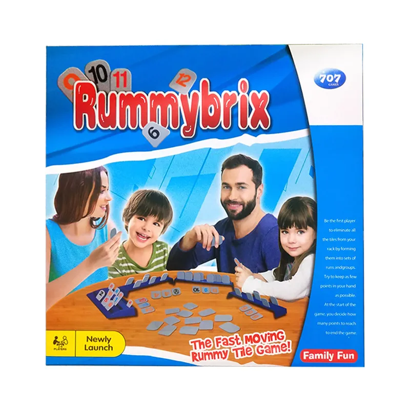 Israel Rummikub Game with 106 Tiles and 4 Racks, Rummy Cube for 2-4 ...
