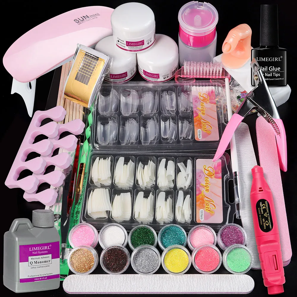 Full Acrylic Powder Set 15ml Gel Manicure Kit With... From Dh1100285003 ...